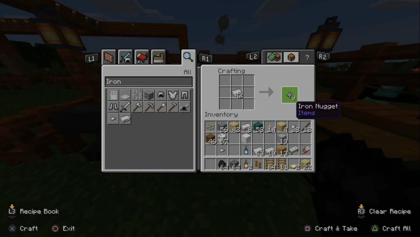 Minecraft: How To Make Iron Nuggets? | Gamesual