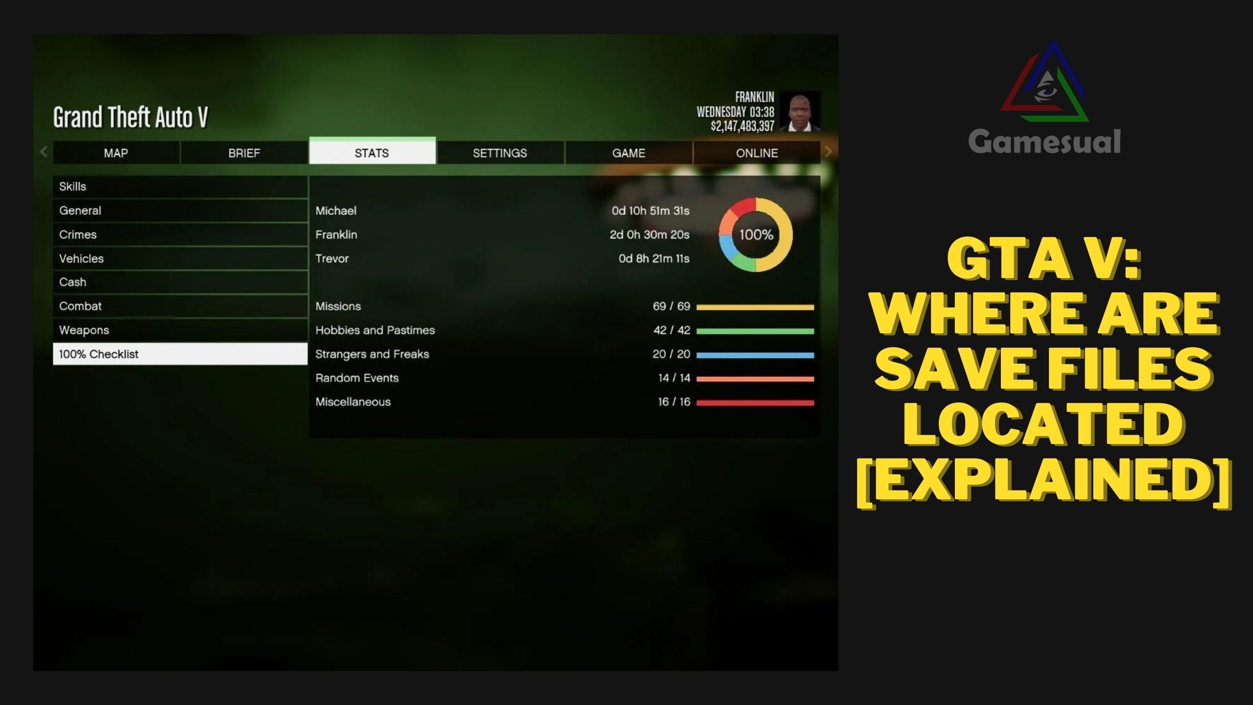 GTA V Where Are Save Files Located Explained Gamesual GTA V Where Are Save Files Located Explained Gamesual